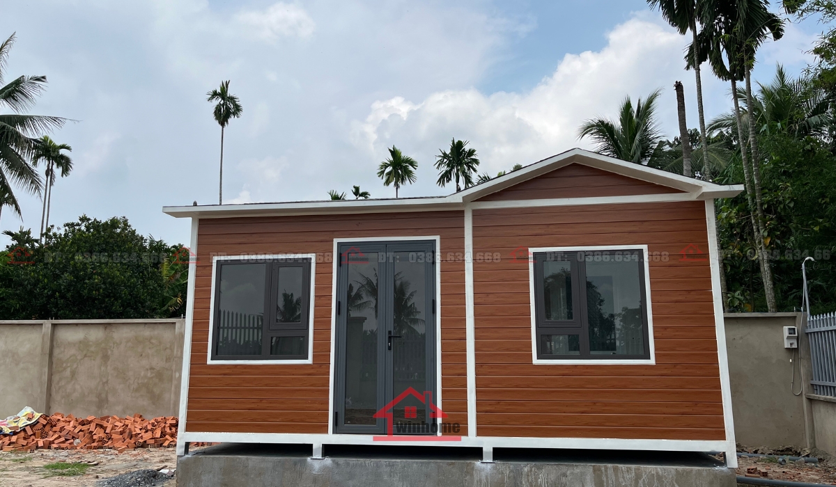 Nhà lắp ghép nhỏ 21m² - Giải pháp nhà lắp ghép Củ Chi